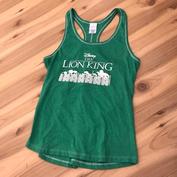 Disney | Tops | Disney The Lion King Green Racerback Tank Top | Poshmark